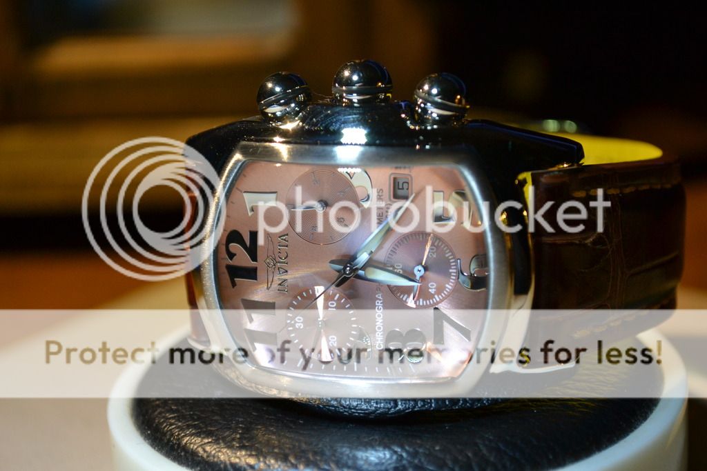 SOLD******Swiss Chronograph Lupah Watch ? Rare Classic Bronze Dial ...